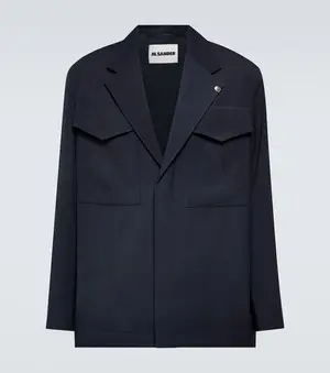 JIL SANDER Wool Gabardine Jacket