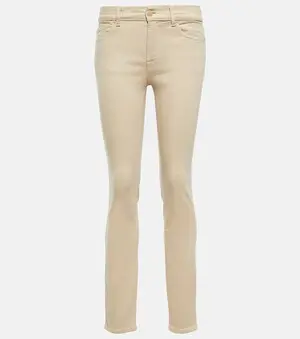 7 For All Mankind Roxanne Mid-rise Slim Jeans