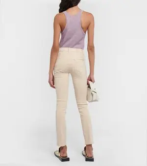 7 For All Mankind Roxanne Mid-rise Slim Jeans
