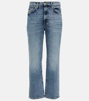 7 For All Mankind Logan Stovepipe Straight Jeans
