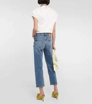 7 For All Mankind Logan Stovepipe Straight Jeans