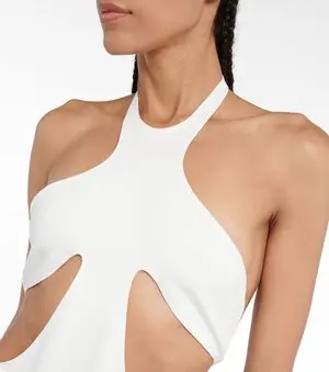MUGLER Cutout One-piece Swimsuit - White
