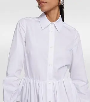 Erdem Sutton Printed Cotton Shirt Dress