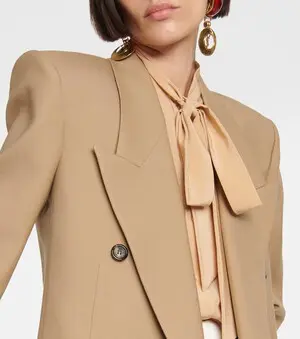 Saint Laurent Double-breasted Wool Blazer
