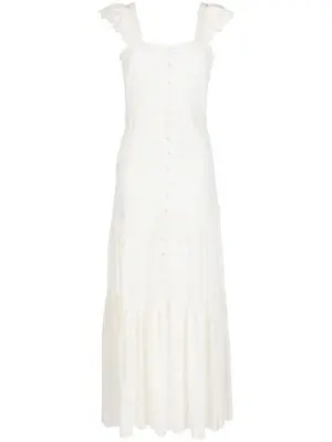Veronica Beard Broderie Anglaise Maxi Dress