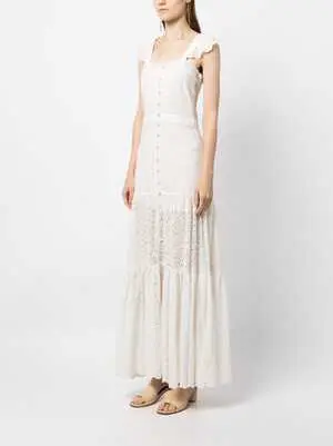 Veronica Beard Broderie Anglaise Maxi Dress