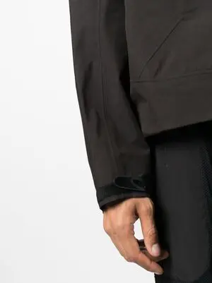 J.L-A.L Torrent Drawtring Hooded Jacket In Black - 43% Off