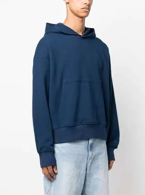 WOOYOUNGMI Cotton Jersey Embroidered Logo Hoodie