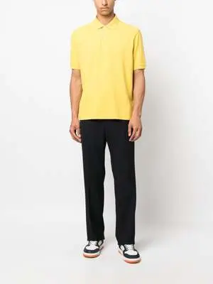 LARDINI High-waisted Wool Trousers - Blue