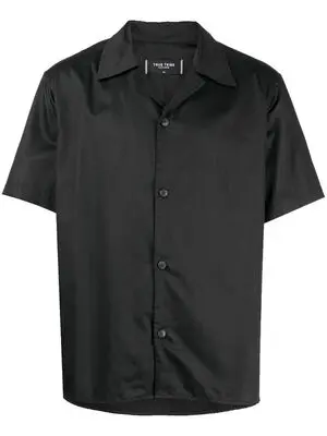 TRIBE AND TRUE Embroidered-motif Cotton Shirt