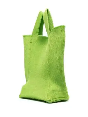 A. ROEGE HOVE Emma Knitted Tote Bag - Green