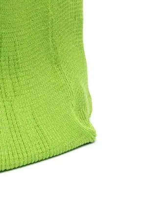 A. ROEGE HOVE Emma Knitted Tote Bag - Green