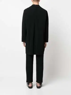 Issey Miyake Plissé Single-breasted Coat