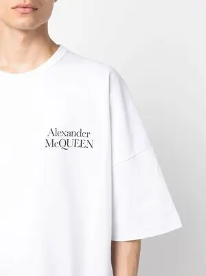Alexander McQueen Logo-print Cotton T-shirt