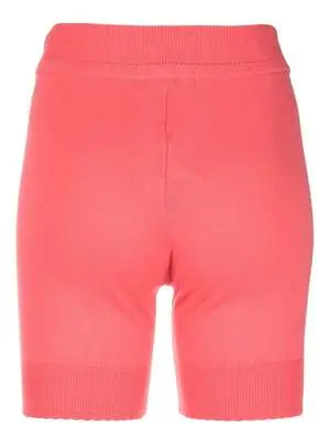 VIVIENNE WESTWOOD Embroidered-logo Ribbed-knit Shorts