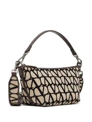 Valentino Garavani Toile Iconographe Shoulder Bag - Neutrals