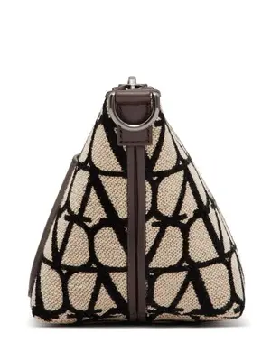 Valentino Garavani Toile Iconographe Shoulder Bag - Neutrals