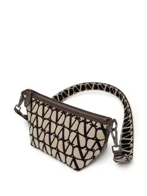 Valentino Garavani Toile Iconographe Shoulder Bag - Neutrals