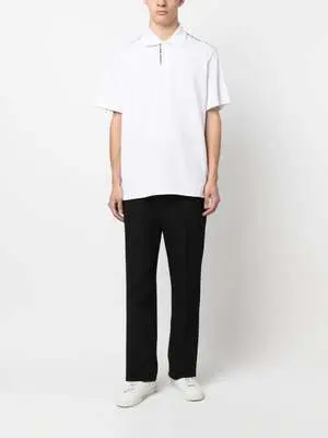 Just Cavalli Animal-print Piqué Polo Shirt