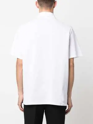 Just Cavalli Animal-print Piqué Polo Shirt