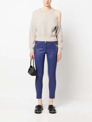 ARMA Cropped Leather Leggings