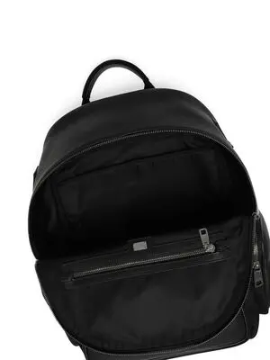 Dolce & Gabbana Leather Backpack With Logo Tag
