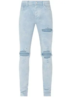 Amiri Mx1 Mineral-wash Skinny Jeans - Blue