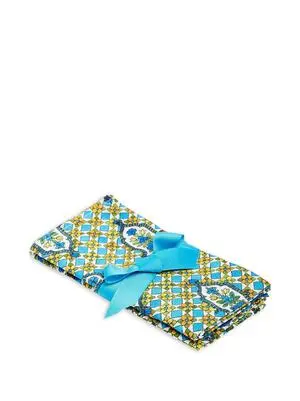 La DoubleJ Floral-print Napkin Set