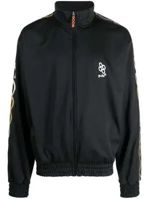 Gcds Reflective Logo-print Sweatshirt - Black