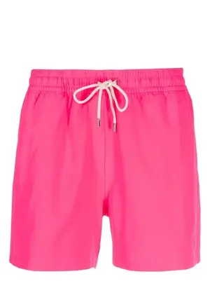 Polo Ralph Lauren Logo-Embroidered Swim Shorts Pink
