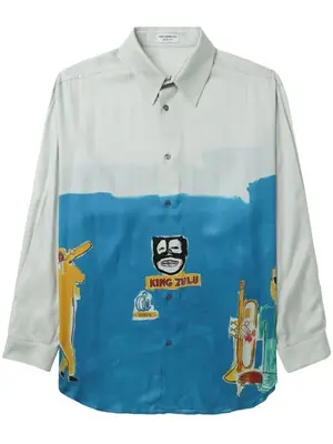 HONEY FUCKING DIJON Graphic-print Long-sleeve Shirt