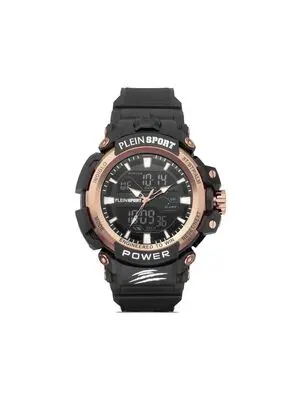 PLEIN SPORT Combat Power 43mm Watch - Black