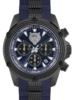 PLEIN SPORT 44mm Chronograph Watch - Blue