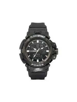 PLEIN SPORT Combat Power 43mm Watch - Black