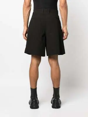 WOOYOUNGMI Cotton-hemp Blend Bermuda Shorts