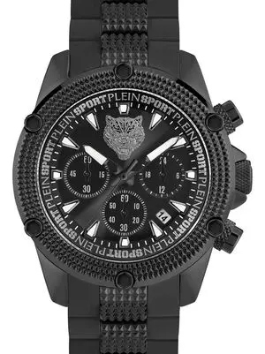 PLEIN SPORT Hurricane Chrono 44mm - Black
