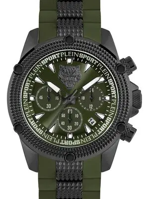PLEIN SPORT Hurricane Chrono 44mm - Green