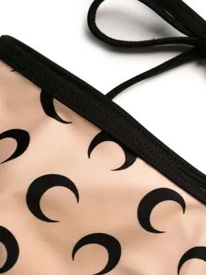 MARINE SERRE Crescent Moon-print Bikini