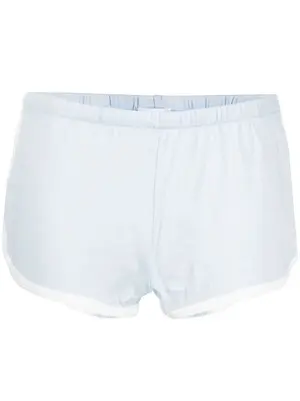 COURREGES Cotton Short Shorts - Blue