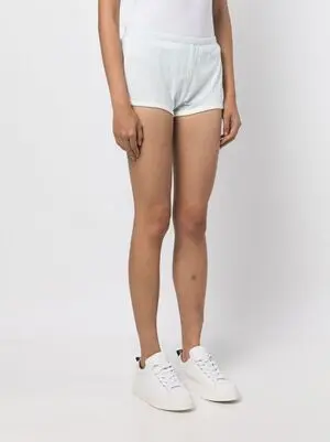 COURREGES Cotton Short Shorts - Blue