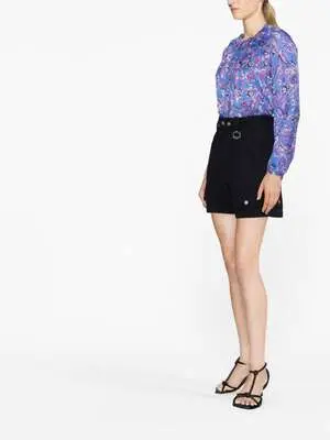 Isabel Marant Prian Floral-print Blouse - Blue