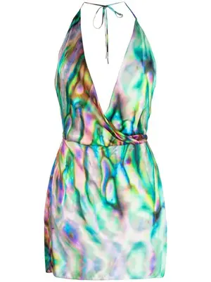 David Koma Tie Detailed Cocktail Dresses