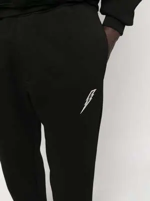 Neil Barrett Embroidered-logo Jogging Trousers