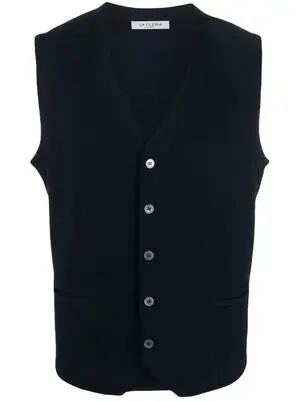 FILERIA Button-down Cotton Gilet