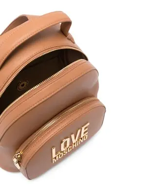 Moschino Logo-plaque Backpack