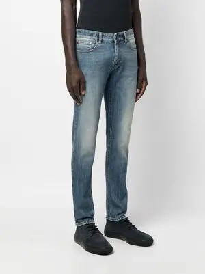 PT TORINO Logo-patch Straight Leg Jeans