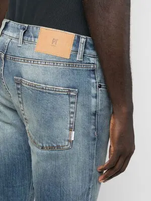 PT TORINO Logo-patch Straight Leg Jeans