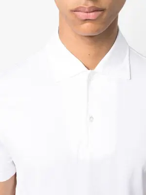 Aspesi Short-sleeve Polo Shirt - White