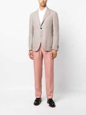 LARDINI Pota Houndstooth-pattern Blazer