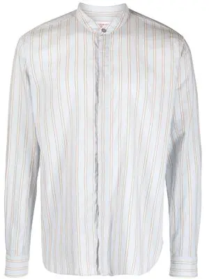Orlebar Brown Dekker Striped Long-sleeve Shirt